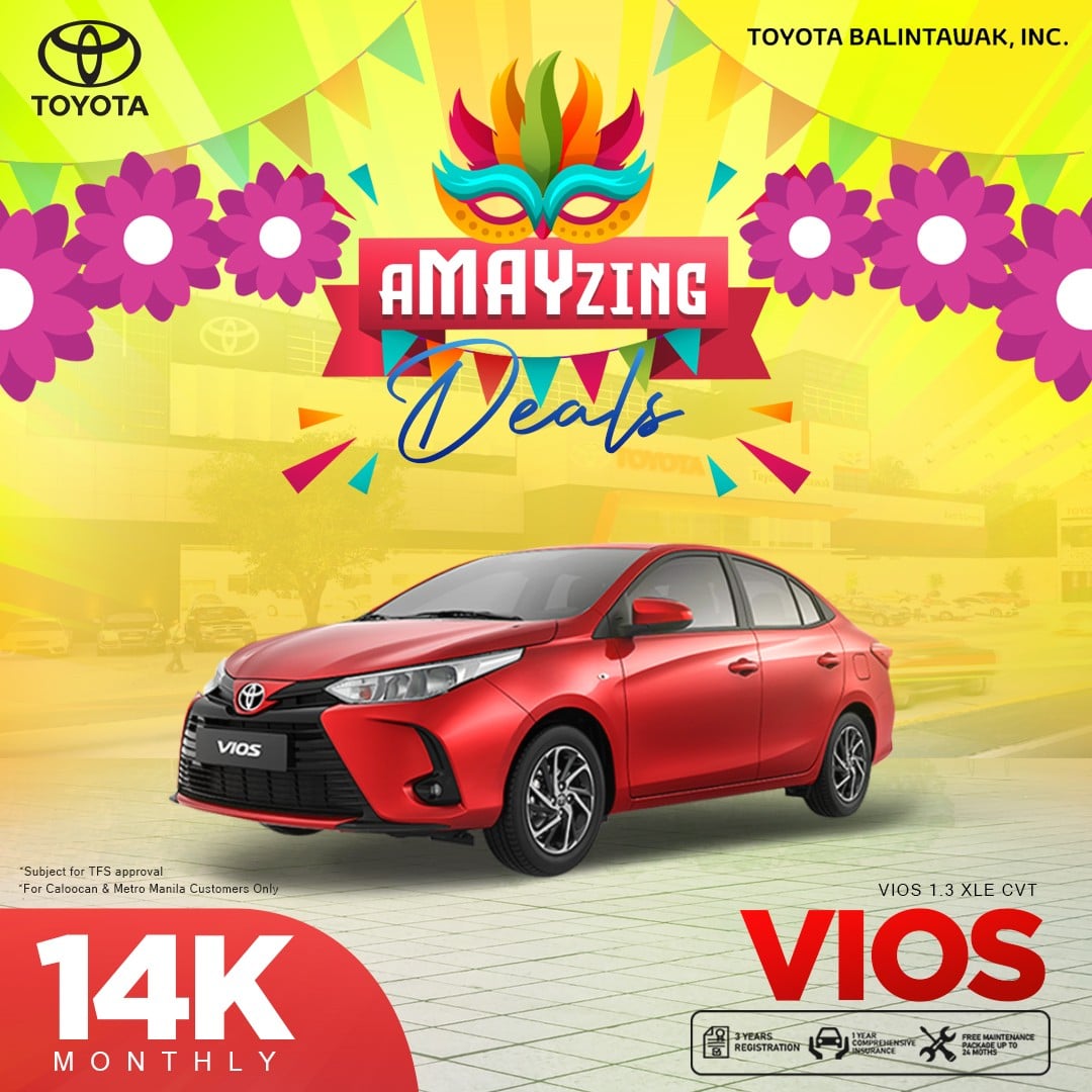 MAY VSD VIOS PROMO - Toyota Balintawak