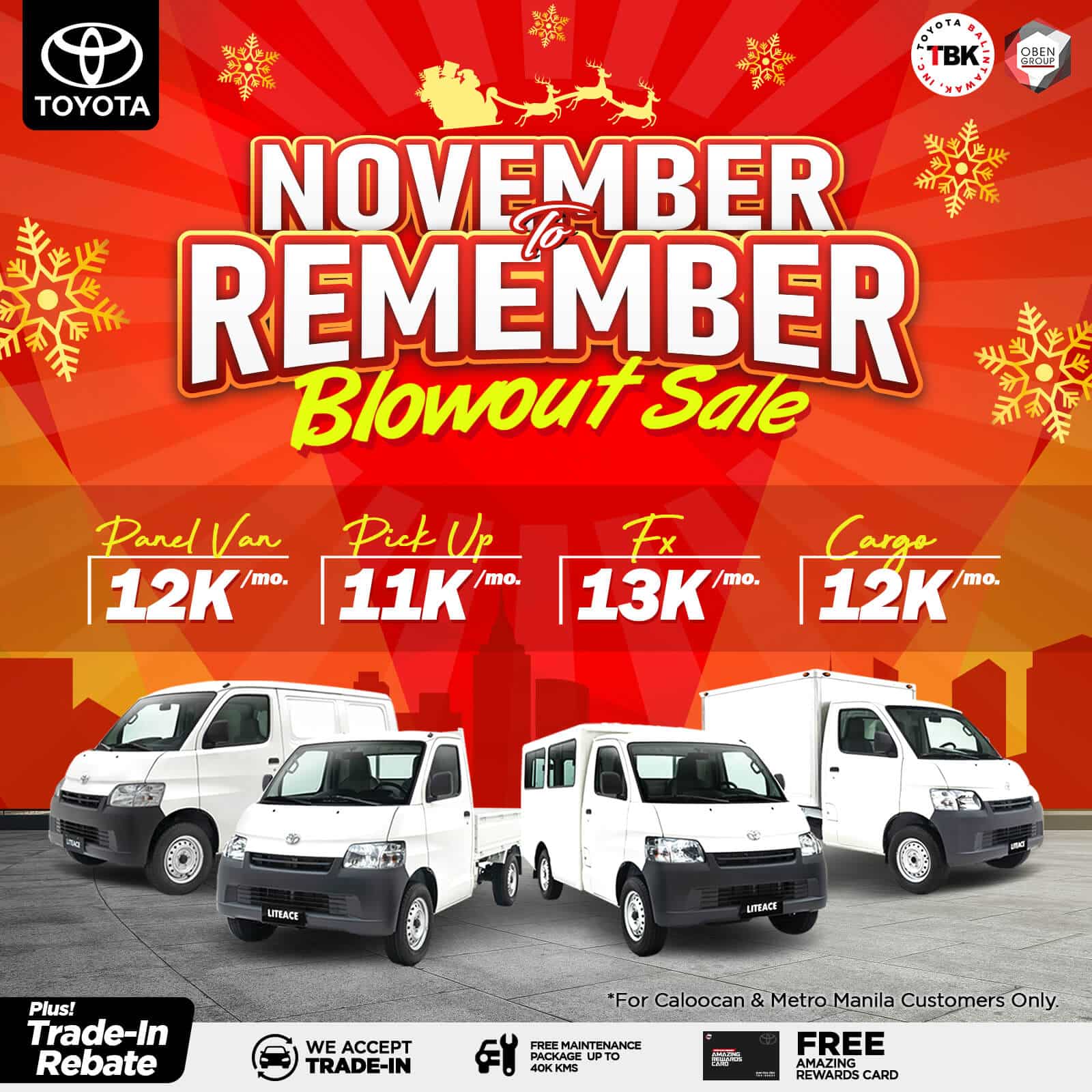November to Rembember - Lite Ace - Toyota Balintawak